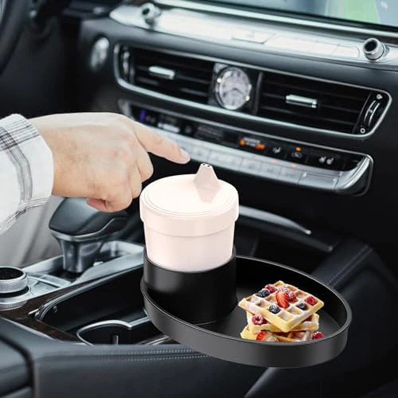 Car-Drinks-Cup-Holder-Tray-Shelves-Stowing-Tidying-Universal-Car-Food ...