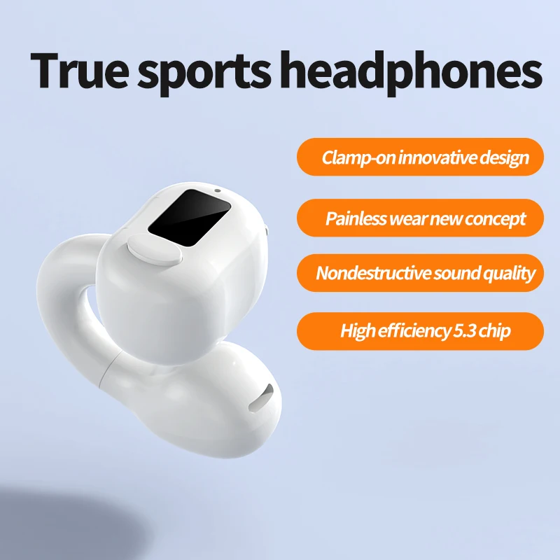 Bone-Conduction-Earphones-5-3-Ear-Clip-Ear-Earring-Headphones-Wireless ...