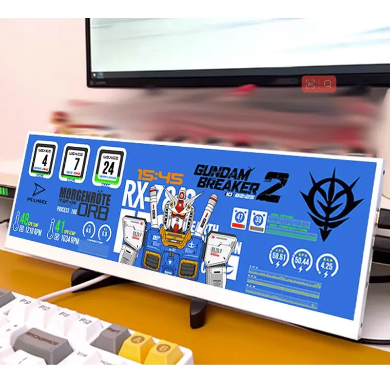 14 Inch 4K Portable Monitor 3840*1100 Type-C USB Stretched Bar 14 ...