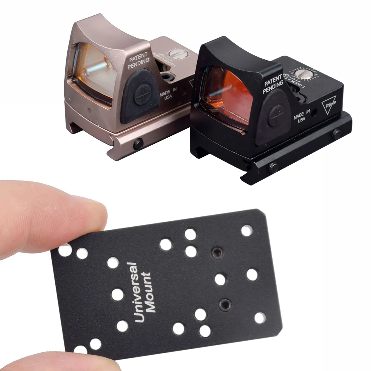 Tactical-Glock-Mount-Rear-Sight-Mount-Plate-Base-Mount-Fit-For ...