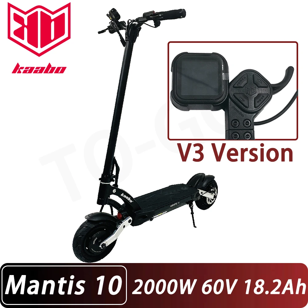 KAABO Mantis 10 1000W*2 60V 18.2Ah V3 Version Headlight Horn Turn ...