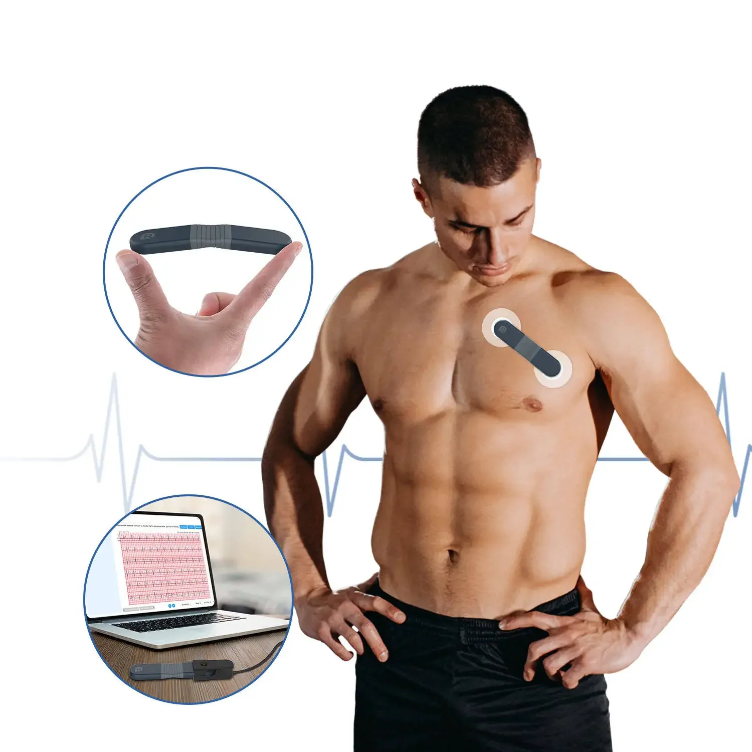 24-Hours-Ai-Analysis-Ambulatory-Ekg-Maquin-Portatil-Machine ...