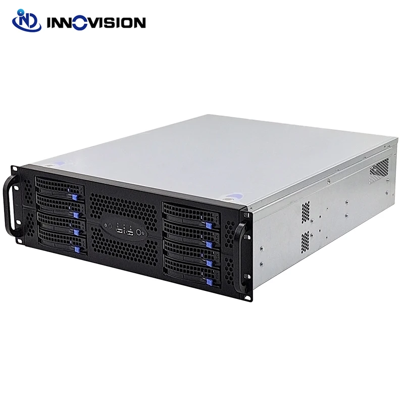 New Designed Hotswap 3U compact stroage server chassis 530MM 550MM 8 ...