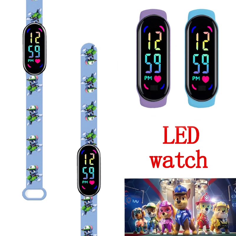 PAW-Patrol-Children-LED-Watch-Casual-Fashion-Sport-Bracelet-Girls-Boys ...