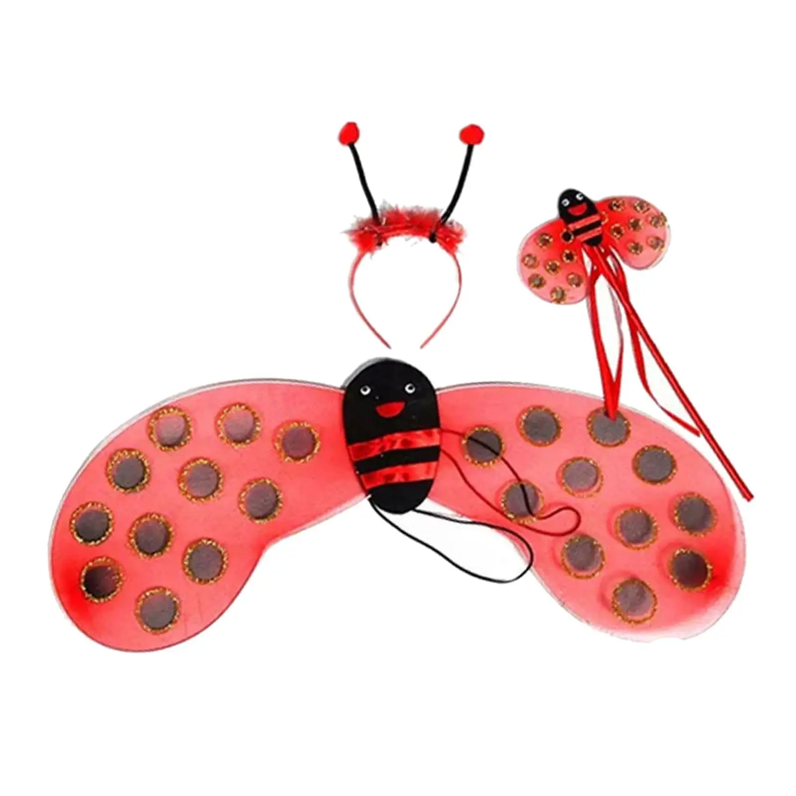 Child Ladybird Costume Kids Girls Dress up Ladybug Cosplay Costume Kits ...