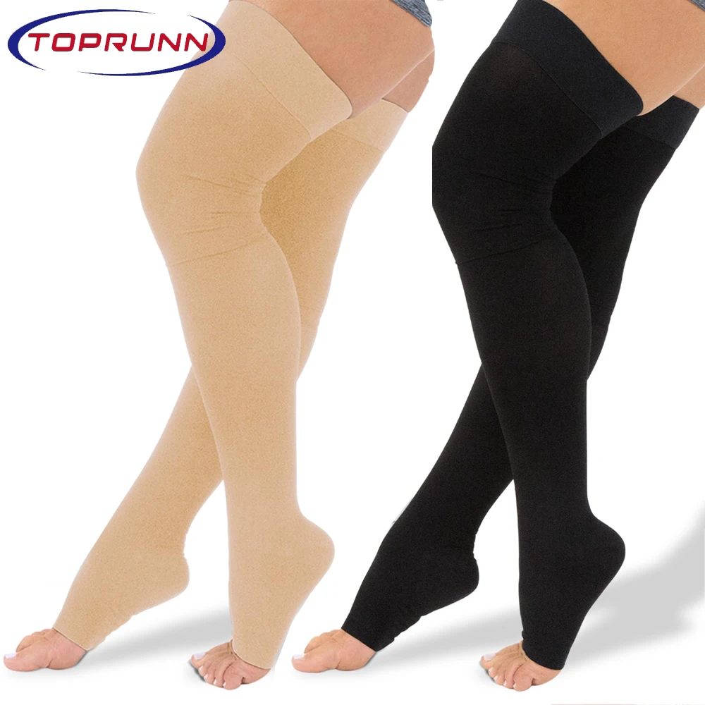 1Pair-23-32mmHg-Elastic-Nursing-Compression-Stocking-Unisex-Medical ...