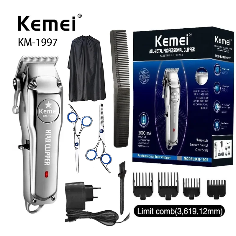 Kemei-Fast-Charging-Electric-Clippers-KM-1997-Can-Work-For-A-Long-Time ...