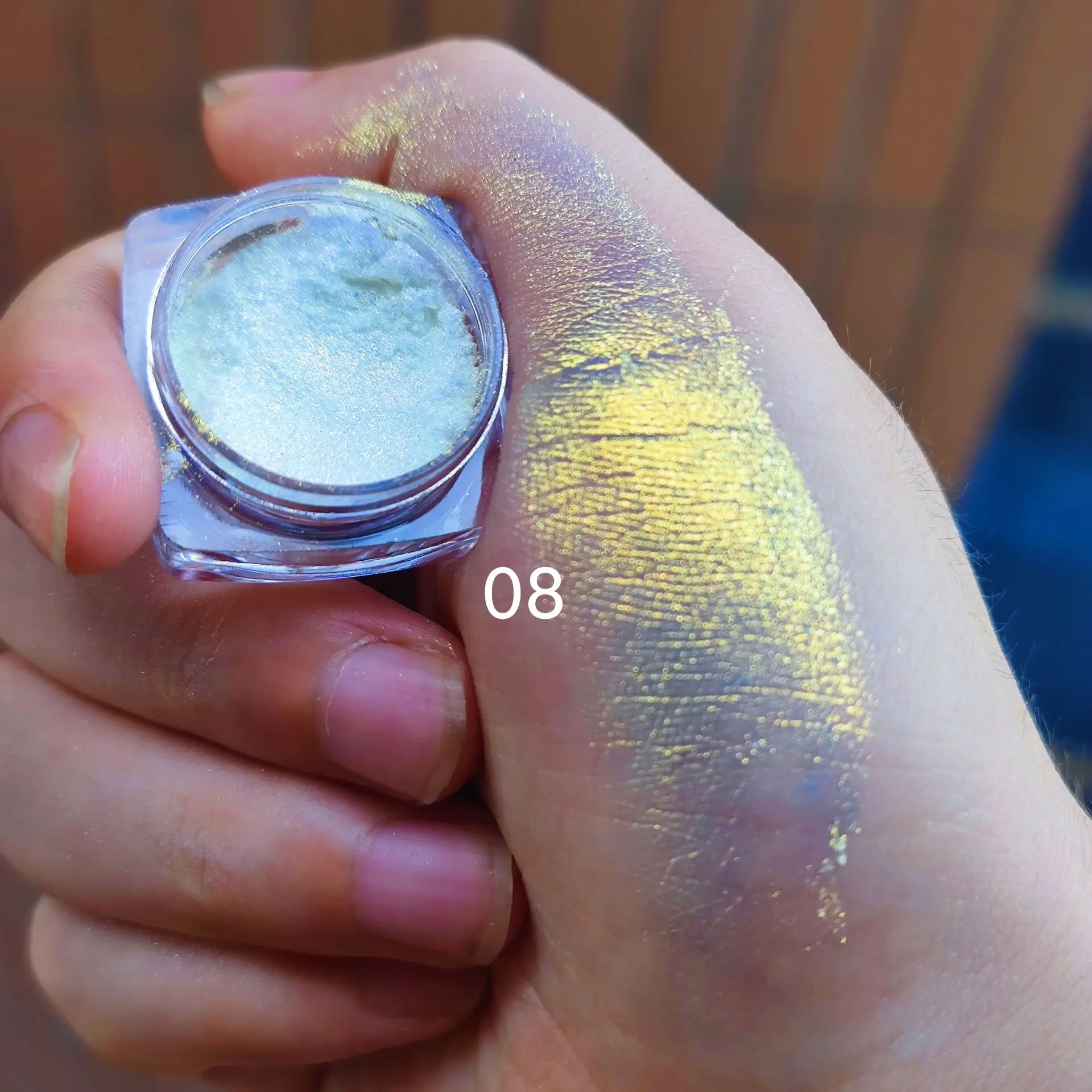 1gram/pcs Iridescent Aurora Loose Multichrome Powder Pigment For Makeup ...