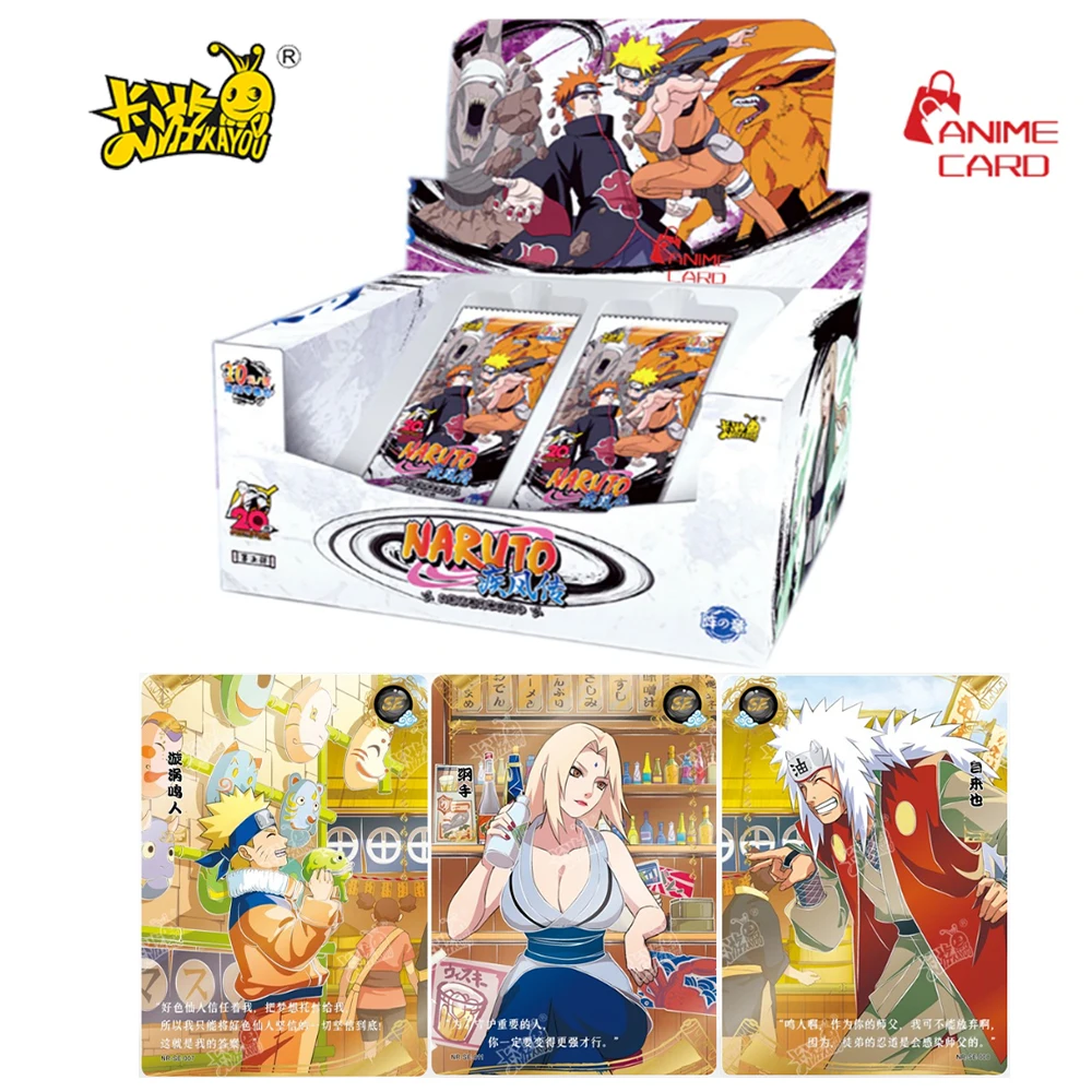 KAyou-Naruto-Anime-Character-Collection-Card-Array-Cap-tulo-Cart-o-Raro ...