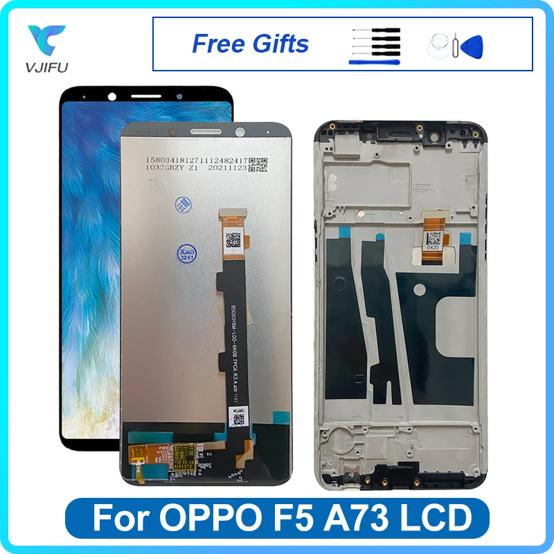 6.0'' For OPPO F5 A73 4G A73T LCD Display Screen With Frame CPH1723 ...