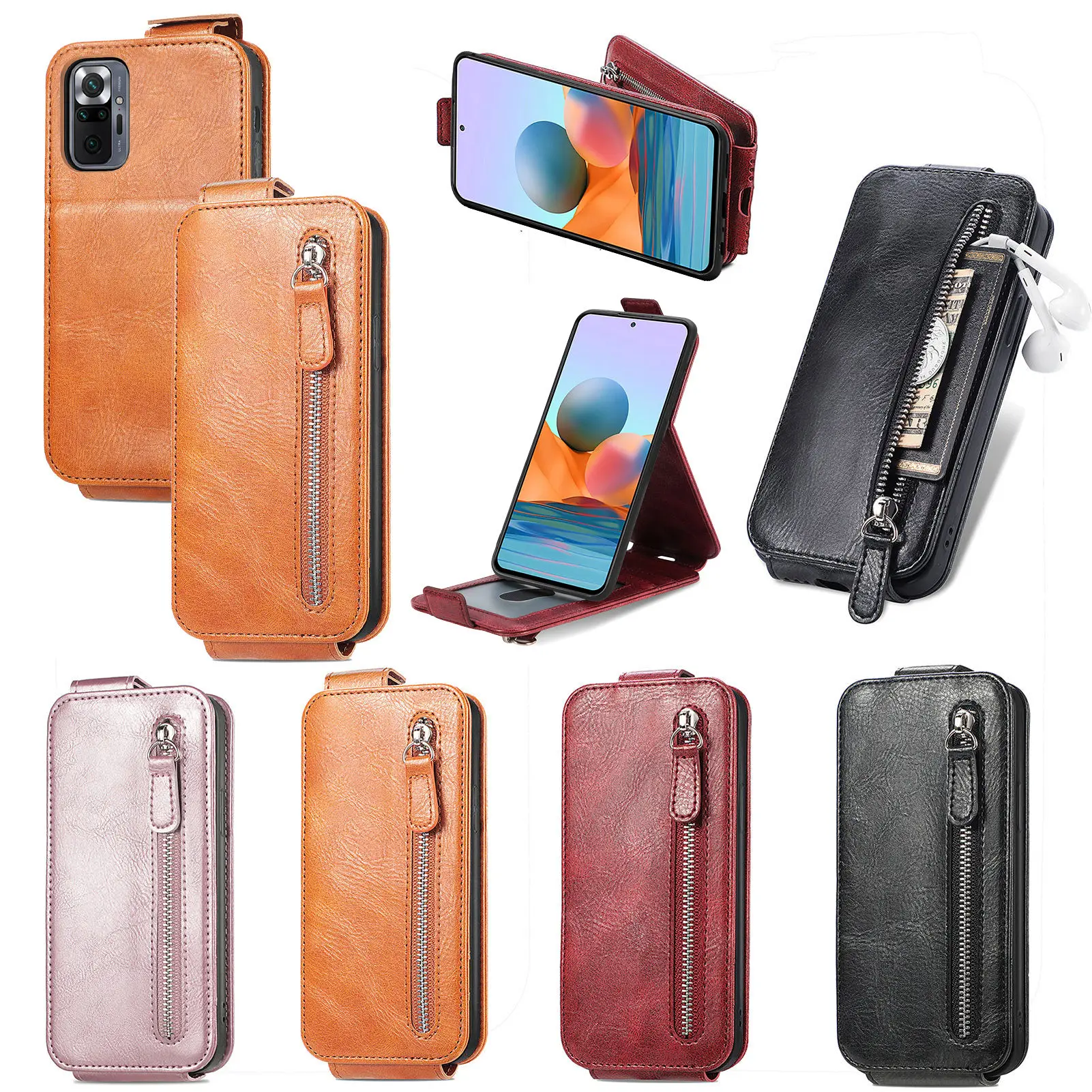 Luxury-Vertical-Flip-Case-For-Xiaomi-Redmi-Note-11-Pro-11S-11E-10-10S ...