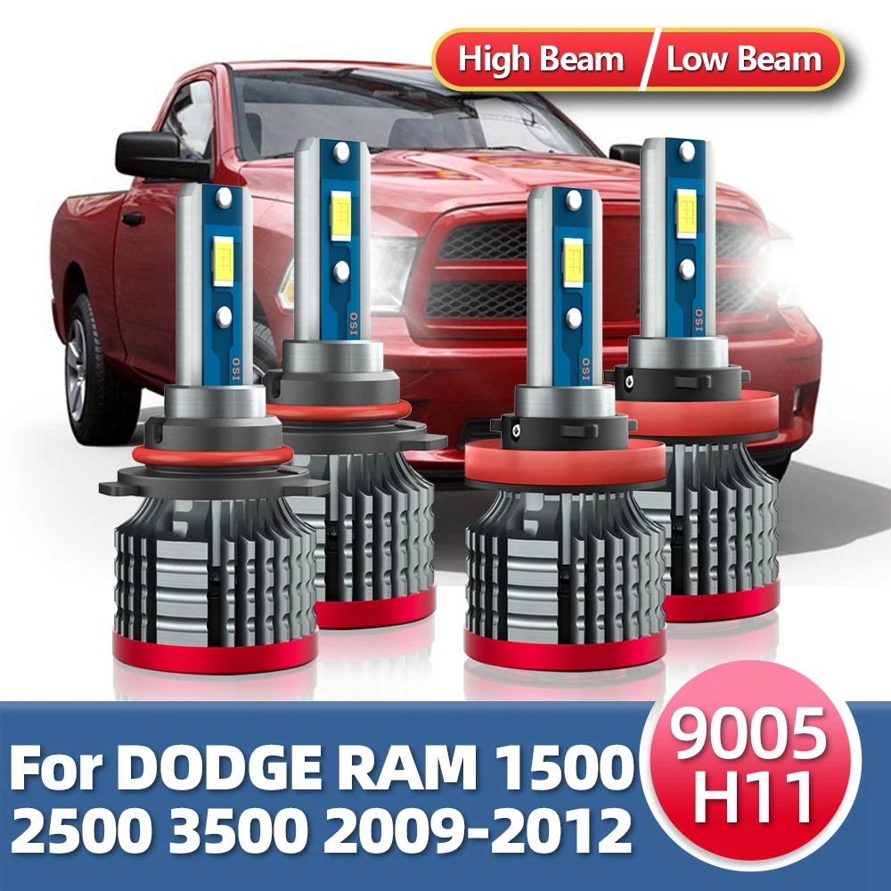2-4PC-Car-Front-Headlight-Bulbs-Kit-Combo-High-Low-Front-Car-Headlamps ...