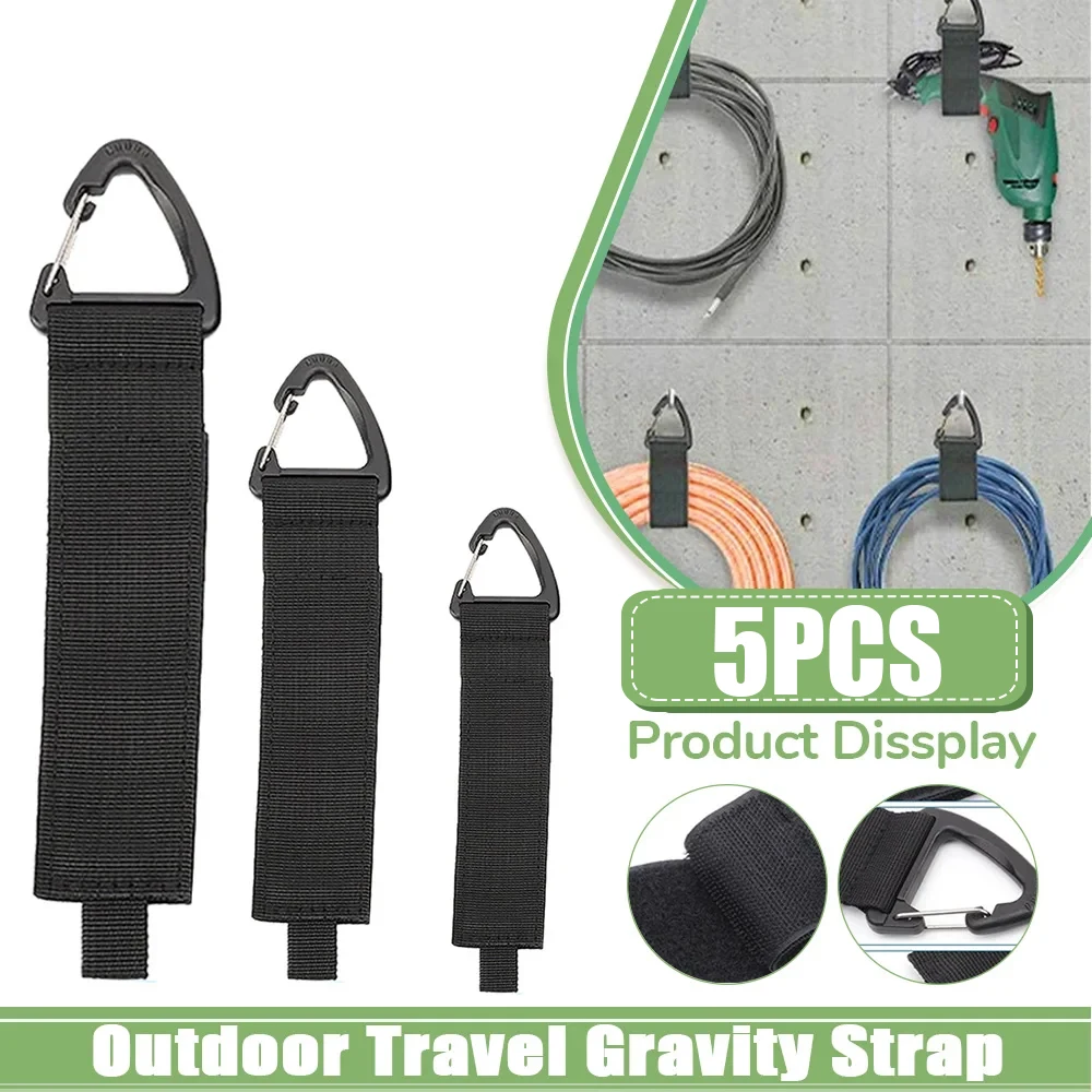 2Pcs-Black-Fastening-Cable-Strap-Triangle-Buckle-Wire-Manager-Nylon ...