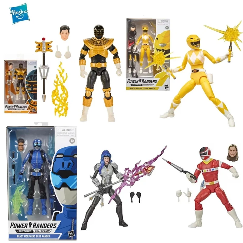 Original-6-Inch-Power-Rangers-Lightning-Space-Zeo-Gold-Yellow-Red ...