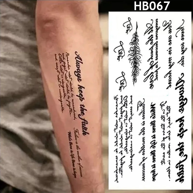 Usmc Lettering Tattoo