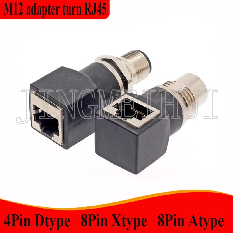 Industrial-4Pin-8-Pin-to-RJ45-Network-Ethernet-Rail-Transit-Signal ...