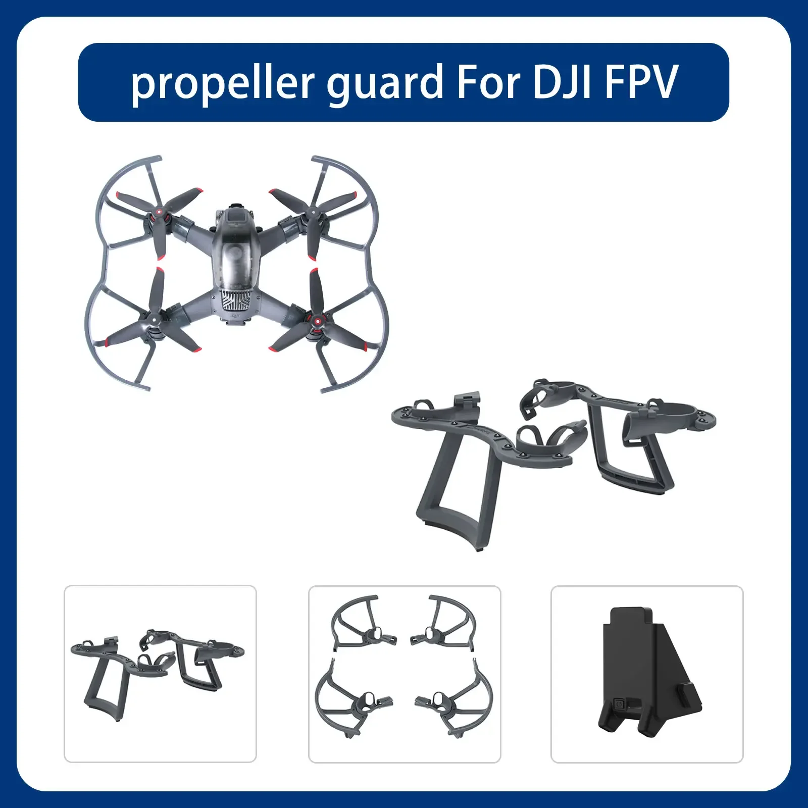 DJI-FPV-Drone-Protection-Guard-Heightening-Landing-Gear-2-In-1 ...