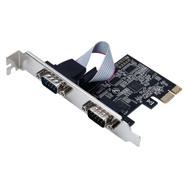 UTHAI Pcie To Two Serial Ports RS232 Interface Industrial Control Computer Expansion Card ...