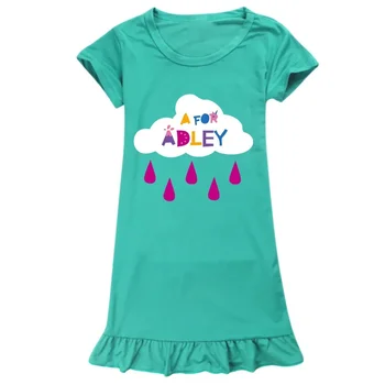 A FOR ADLEY Dresses Baby Girls 2024 Summer Nightdress Kids Princess ...