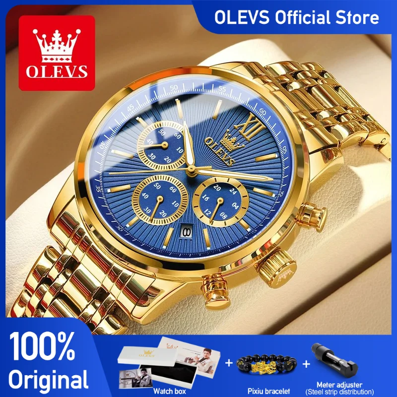 OLEVS-Men-s-Watches-Classics-Three-Small-Dials-Original-Quartz-Watch ...