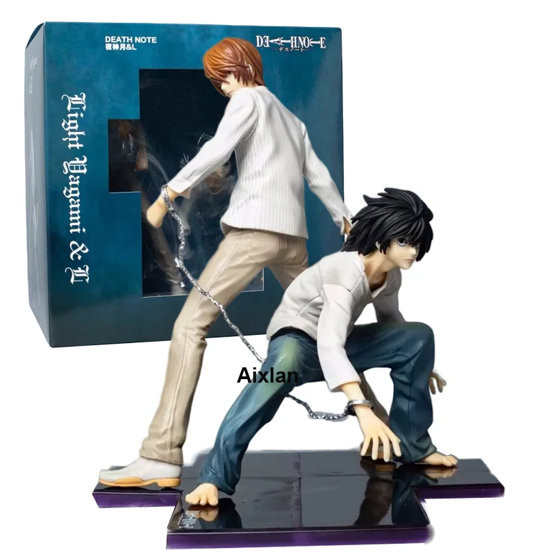24cm-Death-Note-Anime-Figure-Light-Yagami-L-PVC-Action-Figure-1160 ...