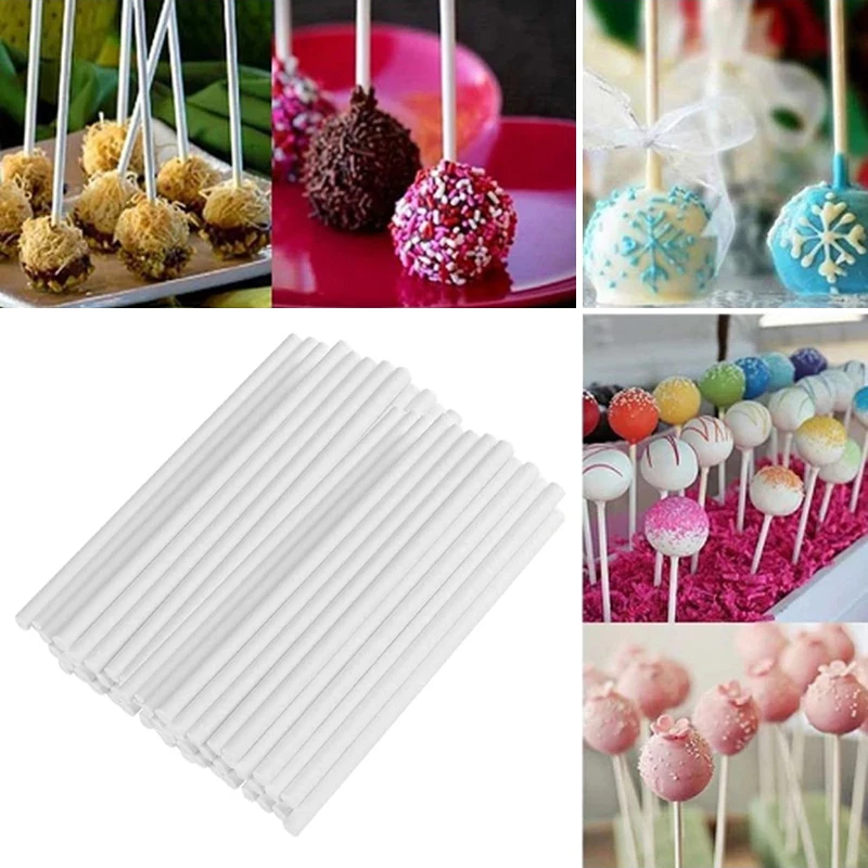 50-100PCS-8-10-15cm-Eco-friendly-Lollipop-Sticks-for-Cake-Pops-Non ...