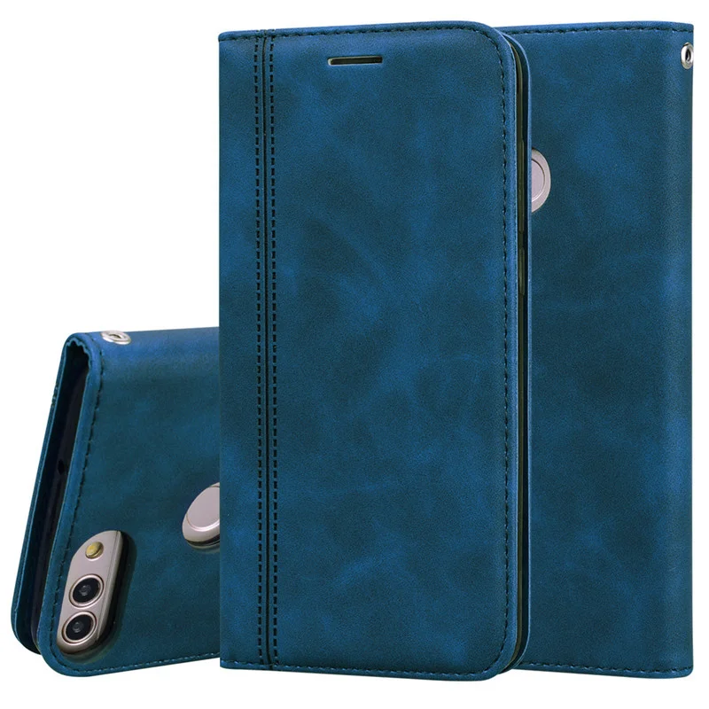 For-Huawei-P-Smart-FIG-LX1-Case-Magnetic-Leather-Wallet-Flip-Card-Hold ...
