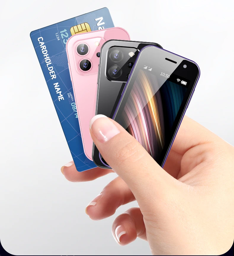 SOYES XS15 Pro 3.0 Inch 4G Mini Smartphone Android 9 Dual Sim Face ID Dual Camera WIFI Bluetooth ...