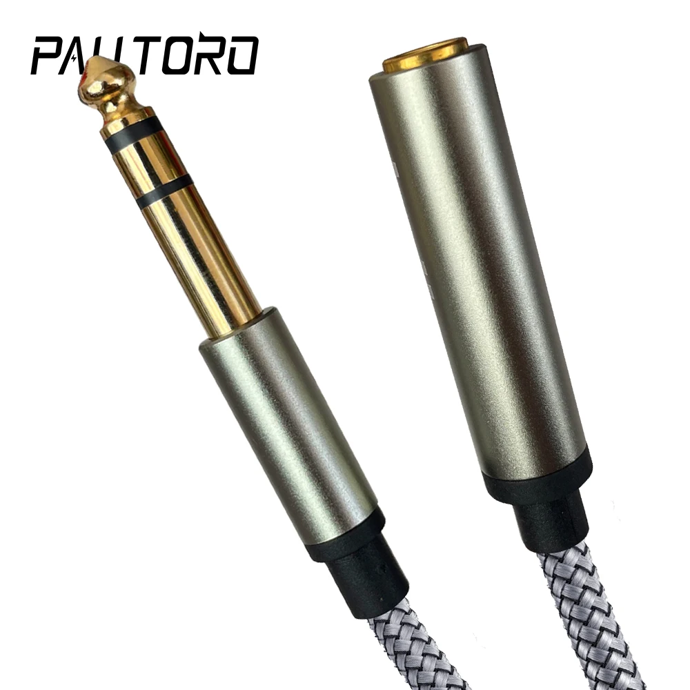 PALLTORO-1-4-inch-Extension-Cable-6-35mm-1-4-Male-to-Female-Stereo ...