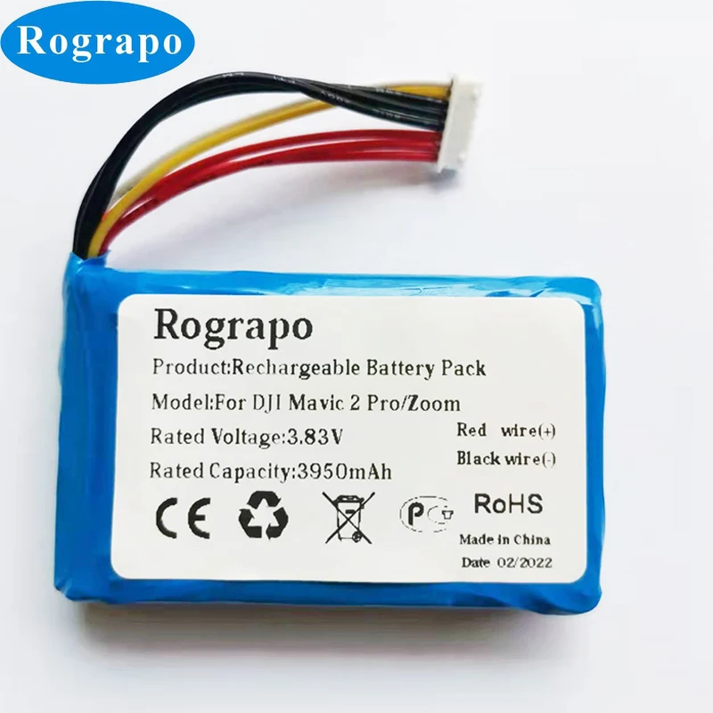 100 New 3.83V 3950mAh Replacement Battery For DJI Mavic 2 Pro Mavic 2 Zoom Remote Controller RC 8 wire Plug Accumulator AliExpress 44