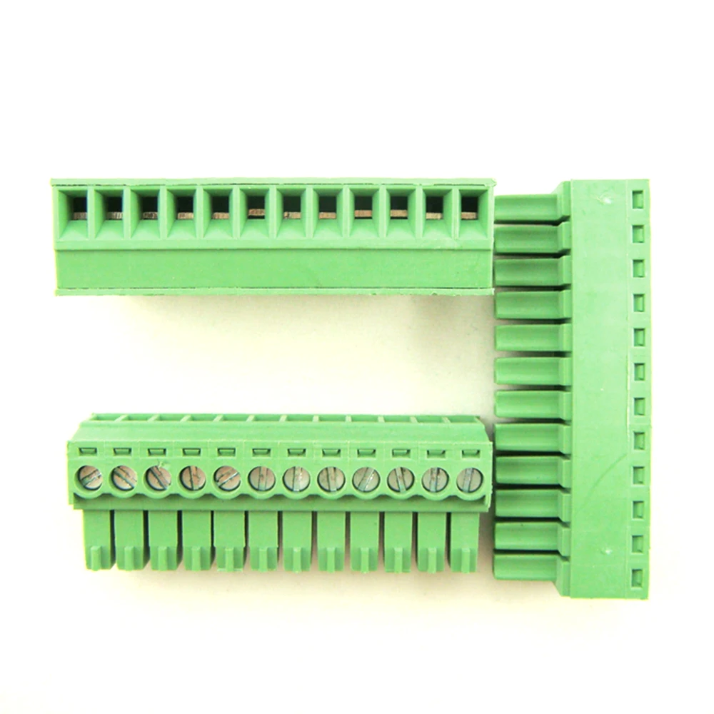 15EDG 3.5 12P 12 Pins Plug Screw Terminal Block ROHS Connector 3.5mm ...