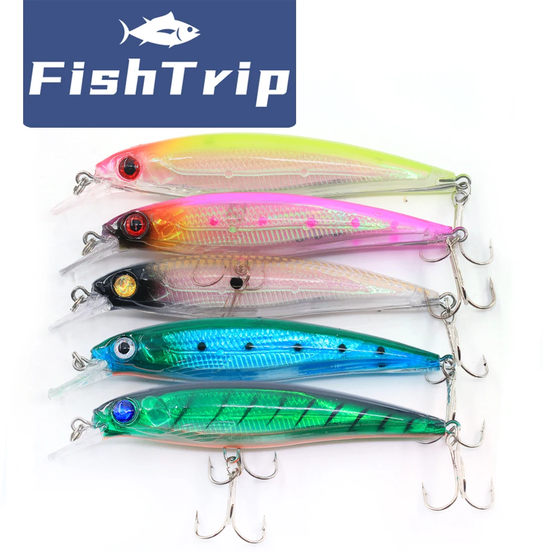 FishTrip-Fishing-Lures-11cm-13-4g-Topwater-Minnow-Lure-Hard-Bait-for ...