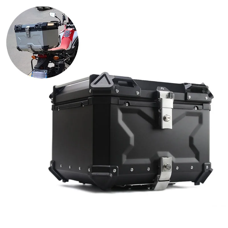 Motorcycle Rear Top Case Moto Luggage Big Storage Waterproof Tail Box ...