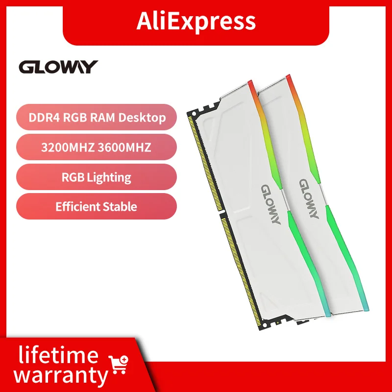 Gloway-Memoria-RAM-DDR4-RGB-8GB-16GB-3200mhz-3600mhz-Dual-Channel-DDR4 ...
