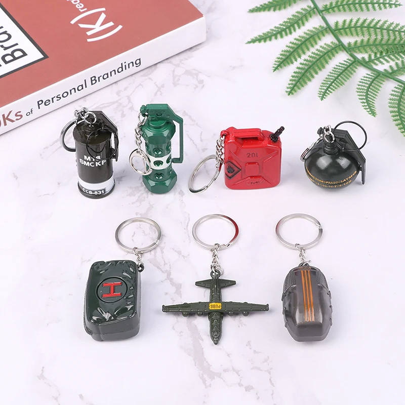 Game-keychain-bomb-Weapon-Model-Pendant-Keychain-debris-grenade-games ...