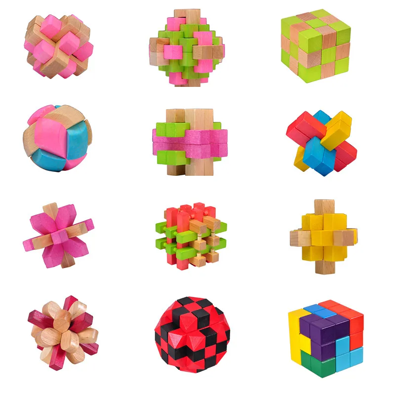 3D-Puzzle-Colorful-Lu-Ban-Kong-Ming-Lock-Brain-Teasers-Interactive-Game ...