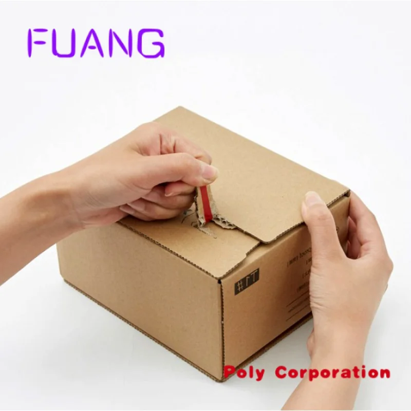 Custom-corrugated-shipping-box-with-adhesive-strip-tear-zipper-open ...