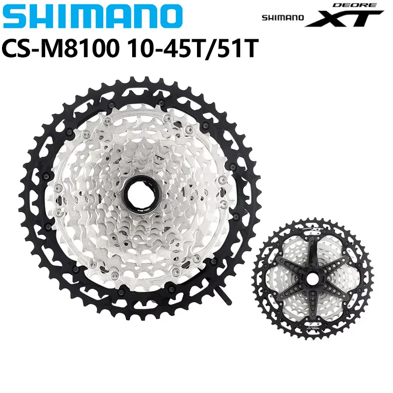SHIMANO DEORE XT CS M8100 12 Speed 12S 10-45T 10-51T MTB Mountain Bike ...