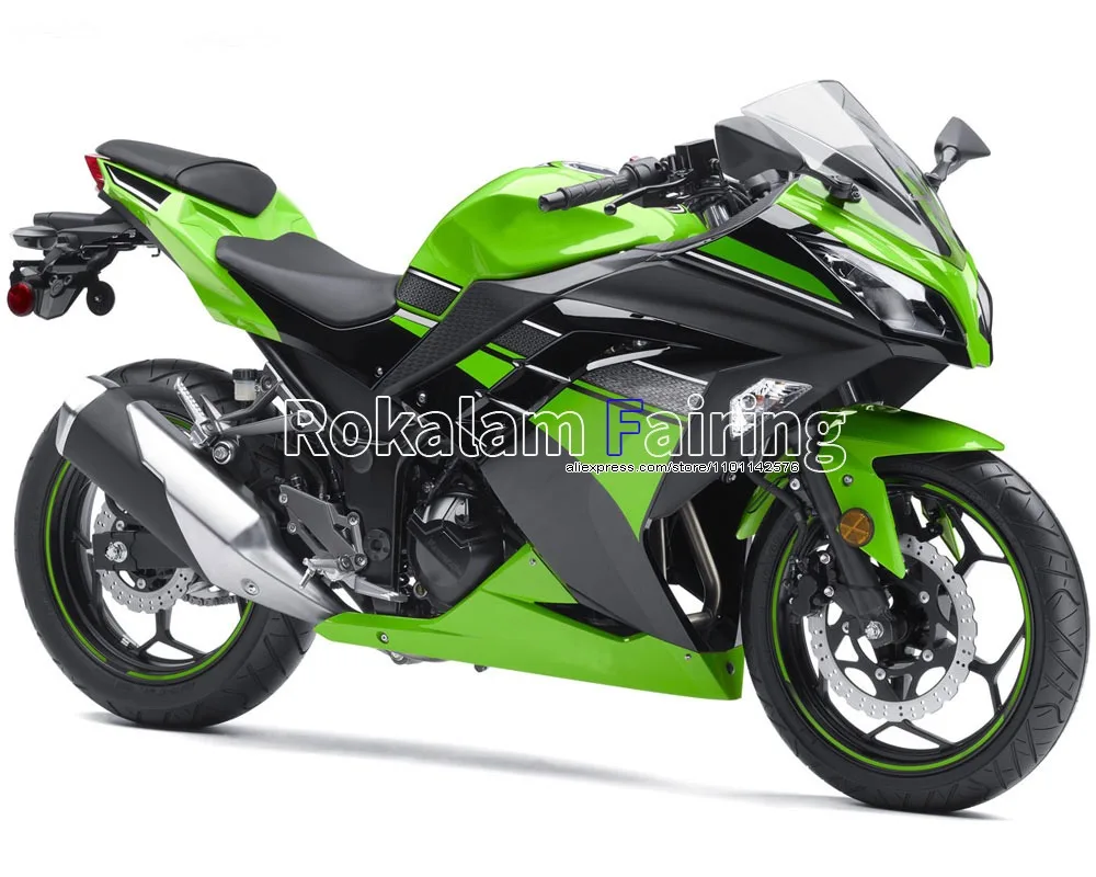 For Kawasaki Ninja Ex 300 Ex 300r 2013-2016 Ex300 13/16 Green/black ...