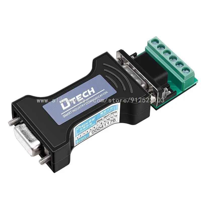 DTECH-RS232-ke-RS485-RS422-ke-RS485-RS422-485-422-converter-pasif-anti ...