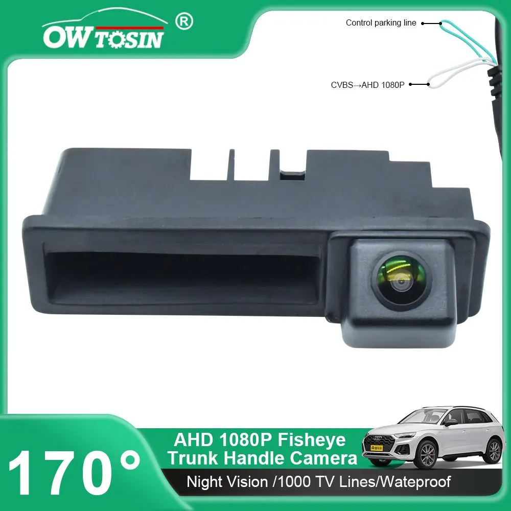 Night Viosn AHD 1080P 170° Vehicle Trunk Handle Rear View Camera For ...