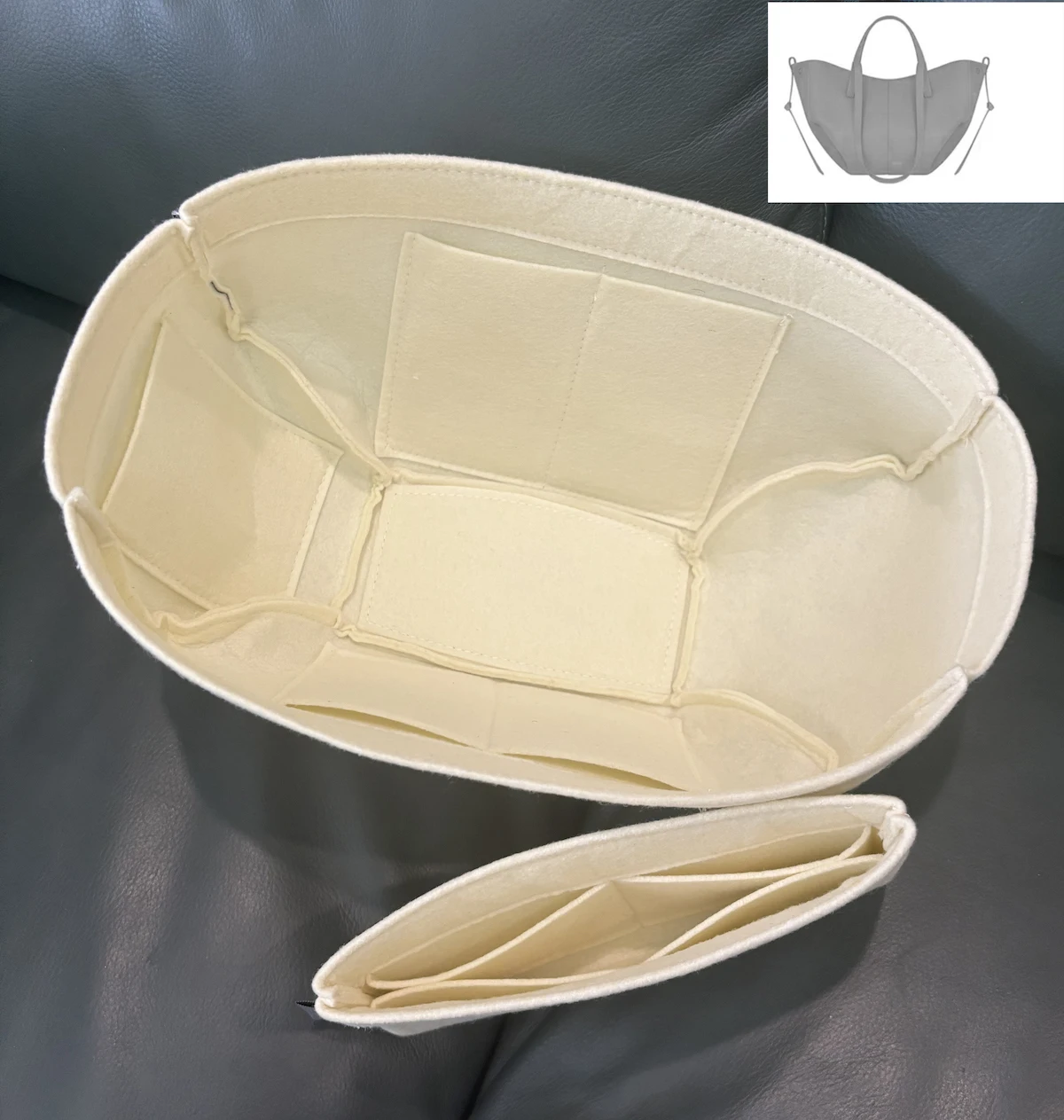 For-Liner-Cyme-Mini-tote-Organizer-Inner-Bag-30-clour-handmade-Storage ...