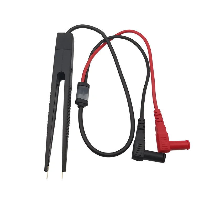 1Pcs Multimeter Test Leads Probe Tweezers Clips for SMD Components ...