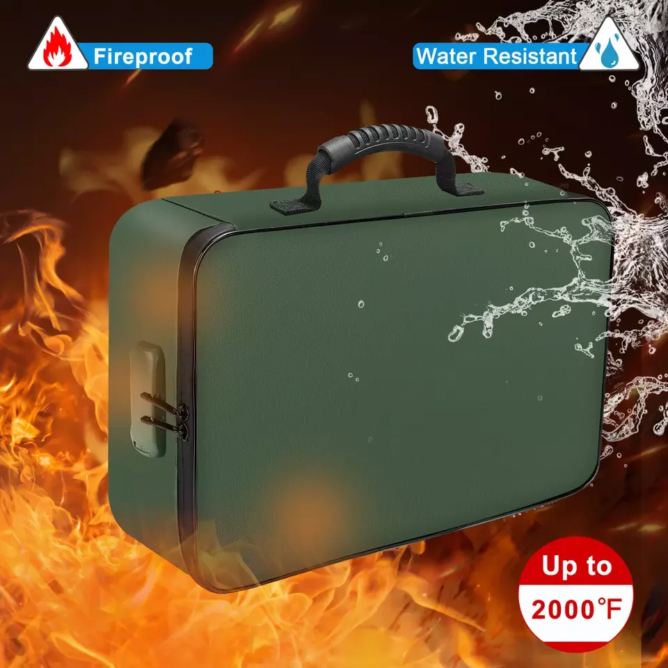 Fireproof-Waterproof-Money-Bag-Fiberglass-Document-Storage-Box-With ...