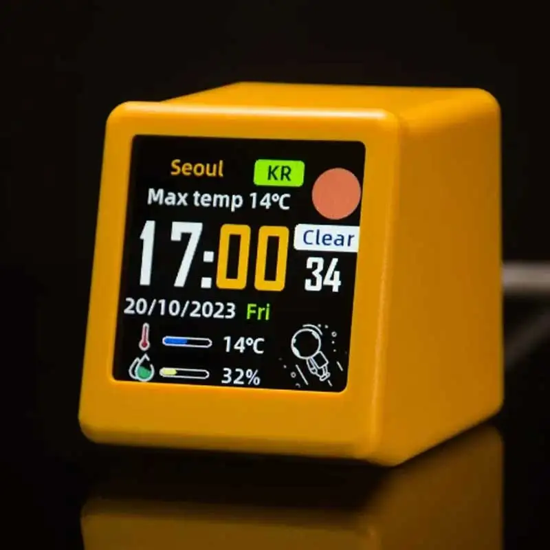 Mini-Game-Smart-WiFi-Weather-Station-Clock-Desktop-Decoration-Beautiful ...