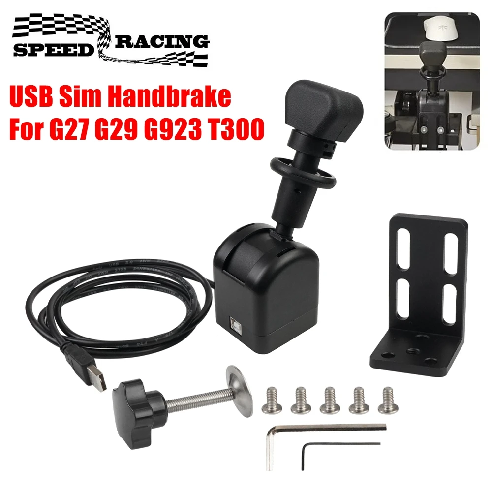 PC USB Handbrake For Logitech G27 G29 G923 Thrustmaster T300 For ETS2 ...