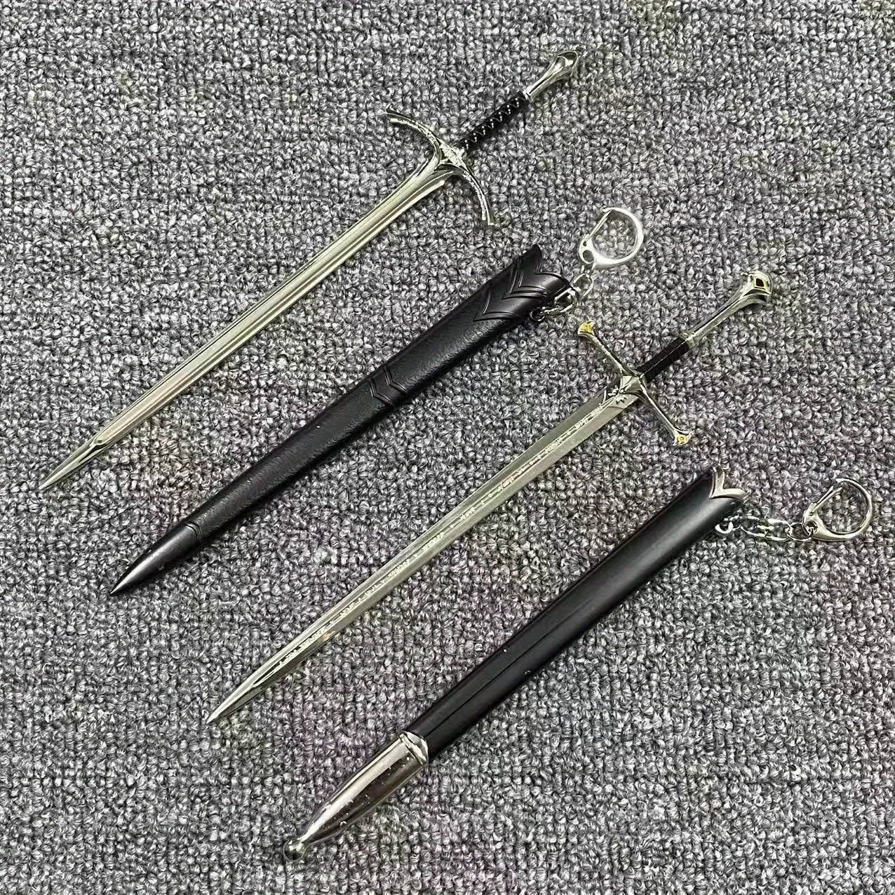8.6inch Baggins Katana Metal Ninja Knife Medieval Glamdring Narthil ...