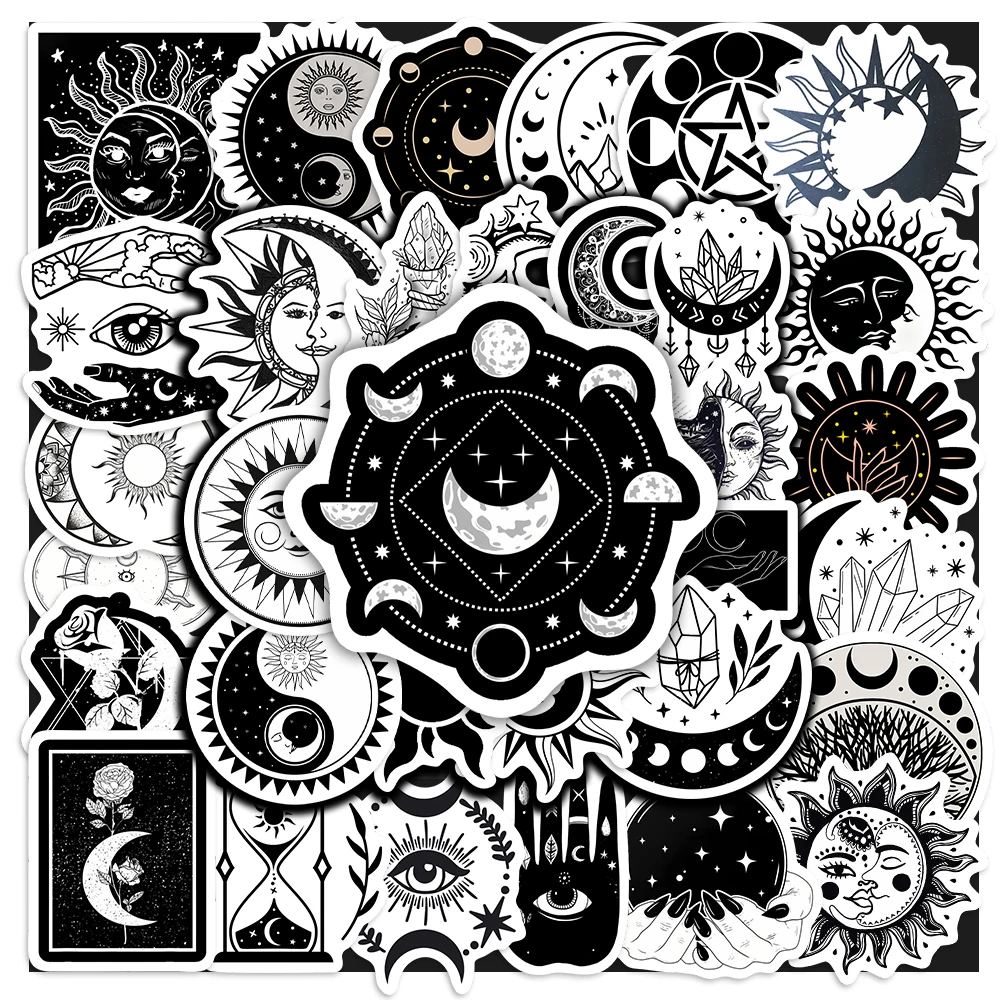 Водонепроницаемые наклейки Cool Witch Moon | AliExpress