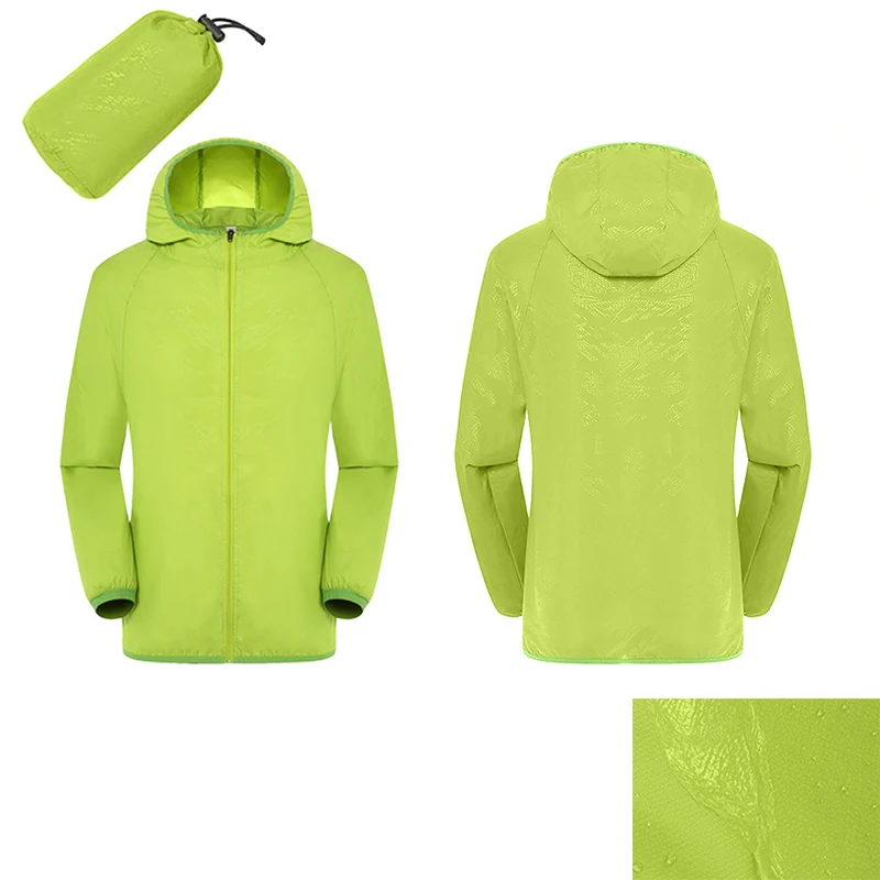Men's Women's Quick Dry Hiking Jacket Waterproof Sun UV Protection ...