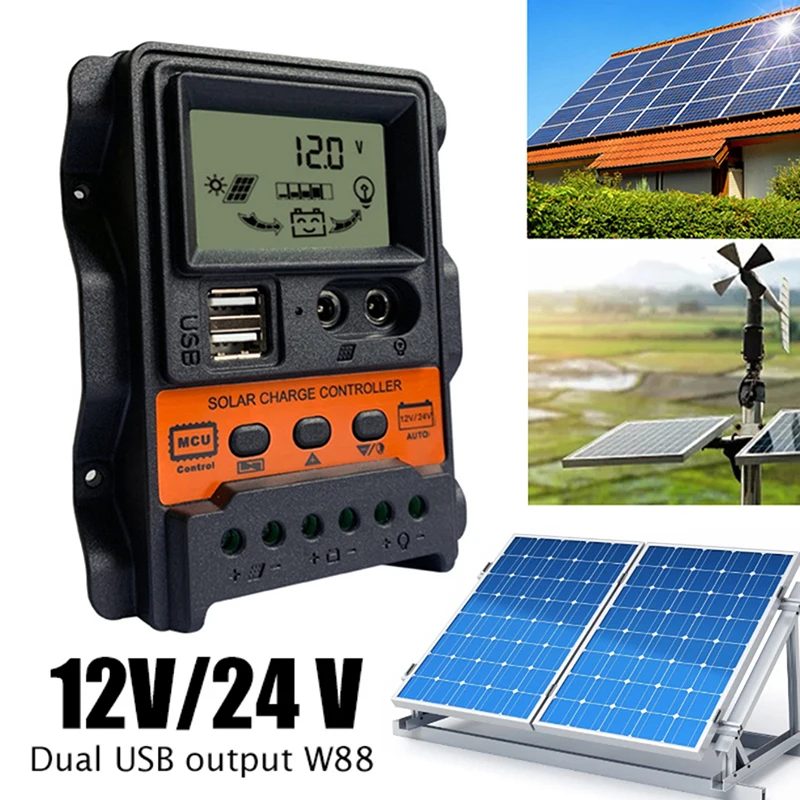 25A-Solar-Charge-Controller-12V-24V-Solar-Panel-Voltage-Regulator-LCD ...